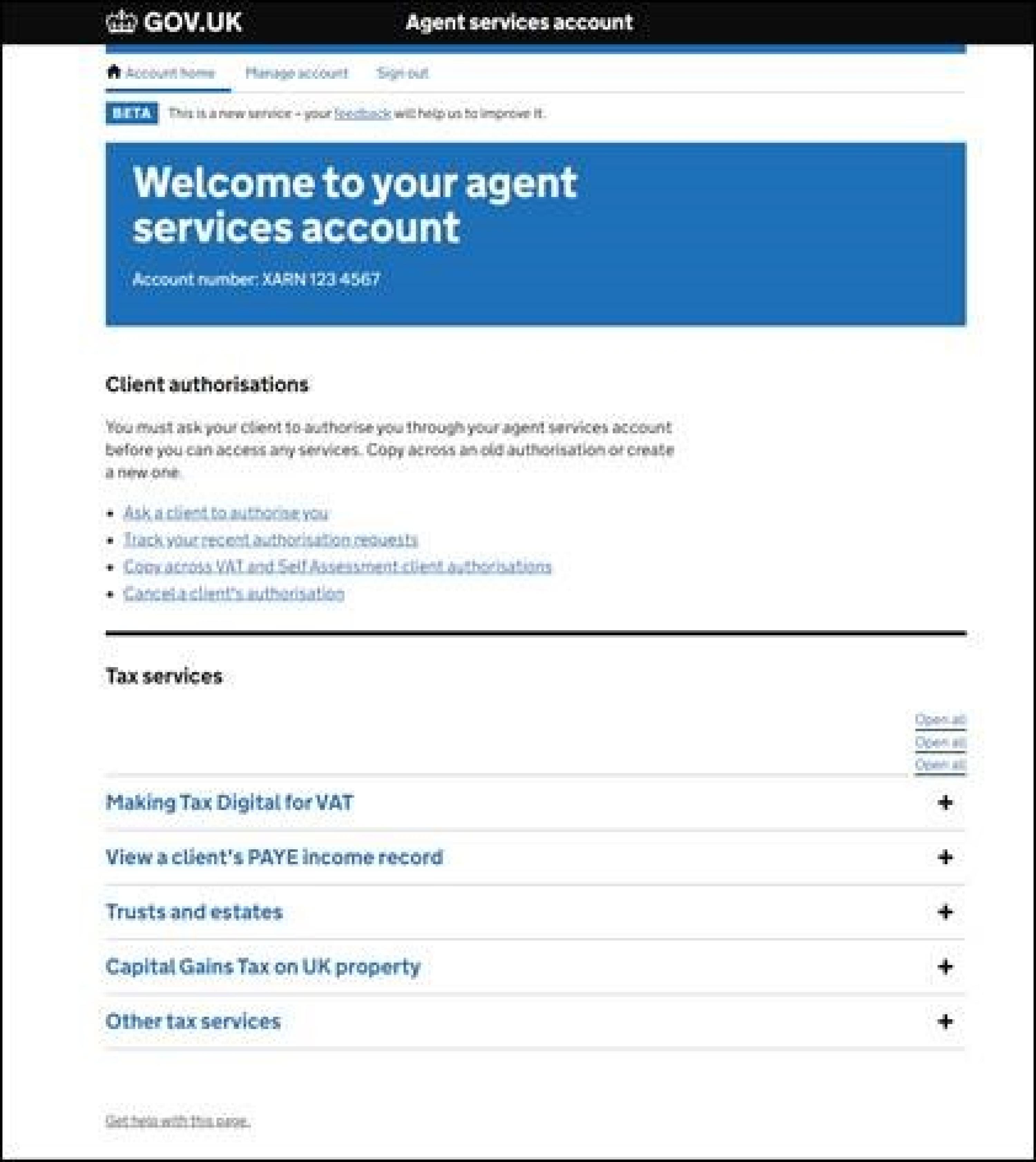 Agent Services Account - upcoming changes | The Association of Taxation ...